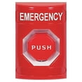 Emergency Push Button,Red,Polycarbonate - Walmart.com