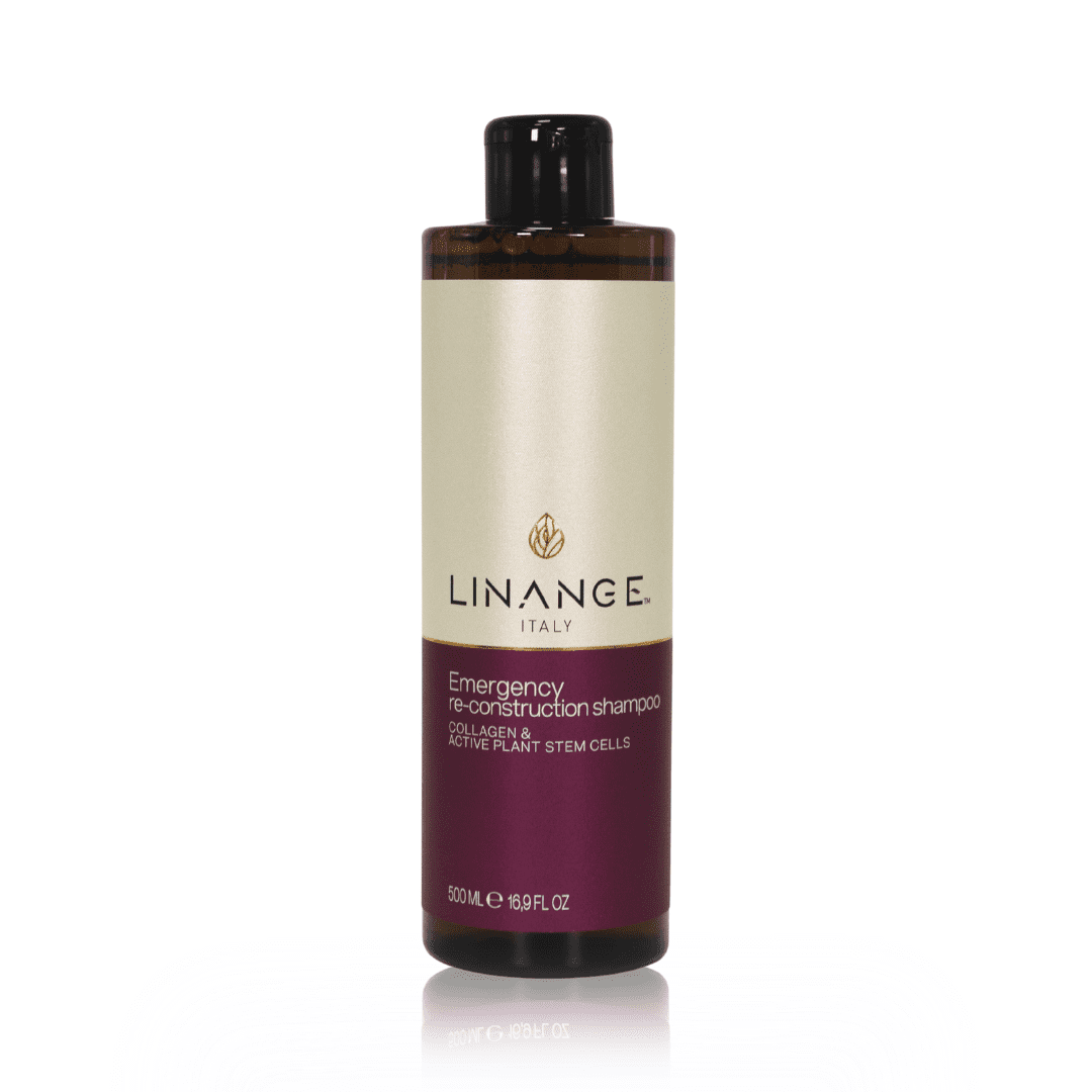 Linange Emergency Hair Reconstruction Shampoo with Collagen, Keratin ...