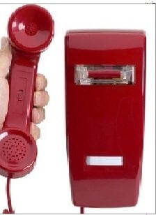 Emergency Red Wall Telephone Preprogrammed to 911 - Walmart.com