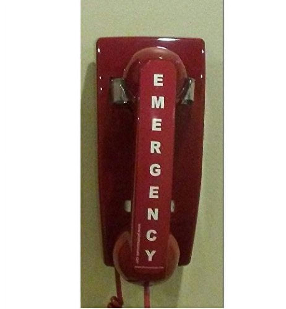 Emergency Red Wall Telephone Preprogrammed To 911 - Walmart.com