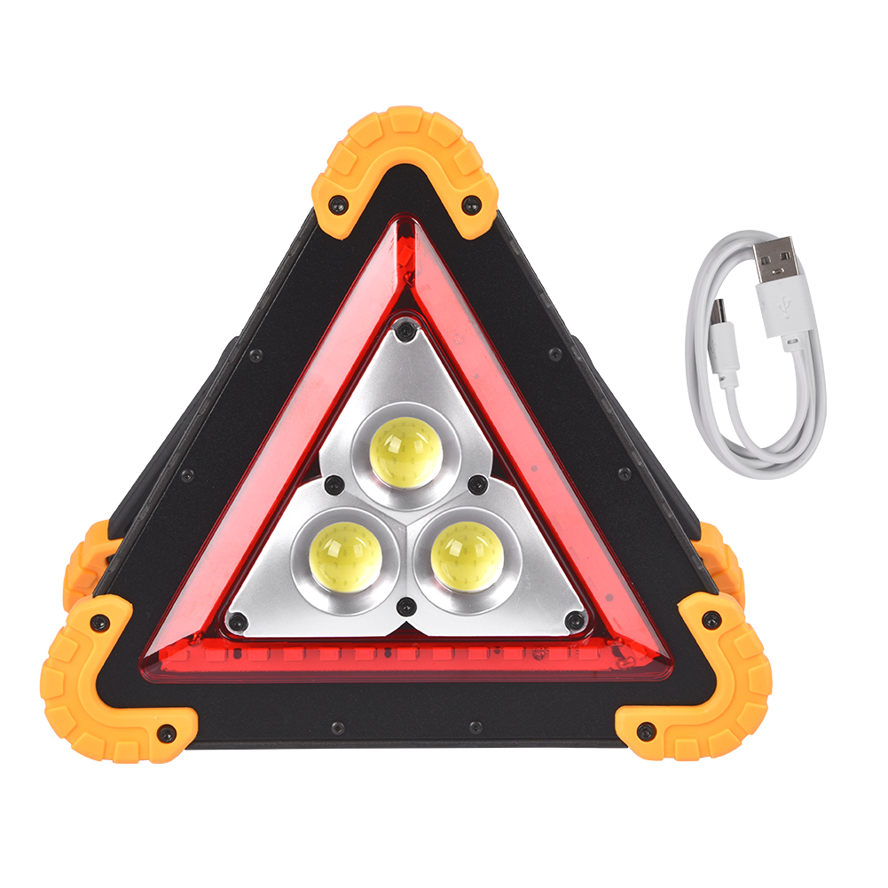Emergency Road Sign with 3 LED Lights for High Visibility Warning ...
