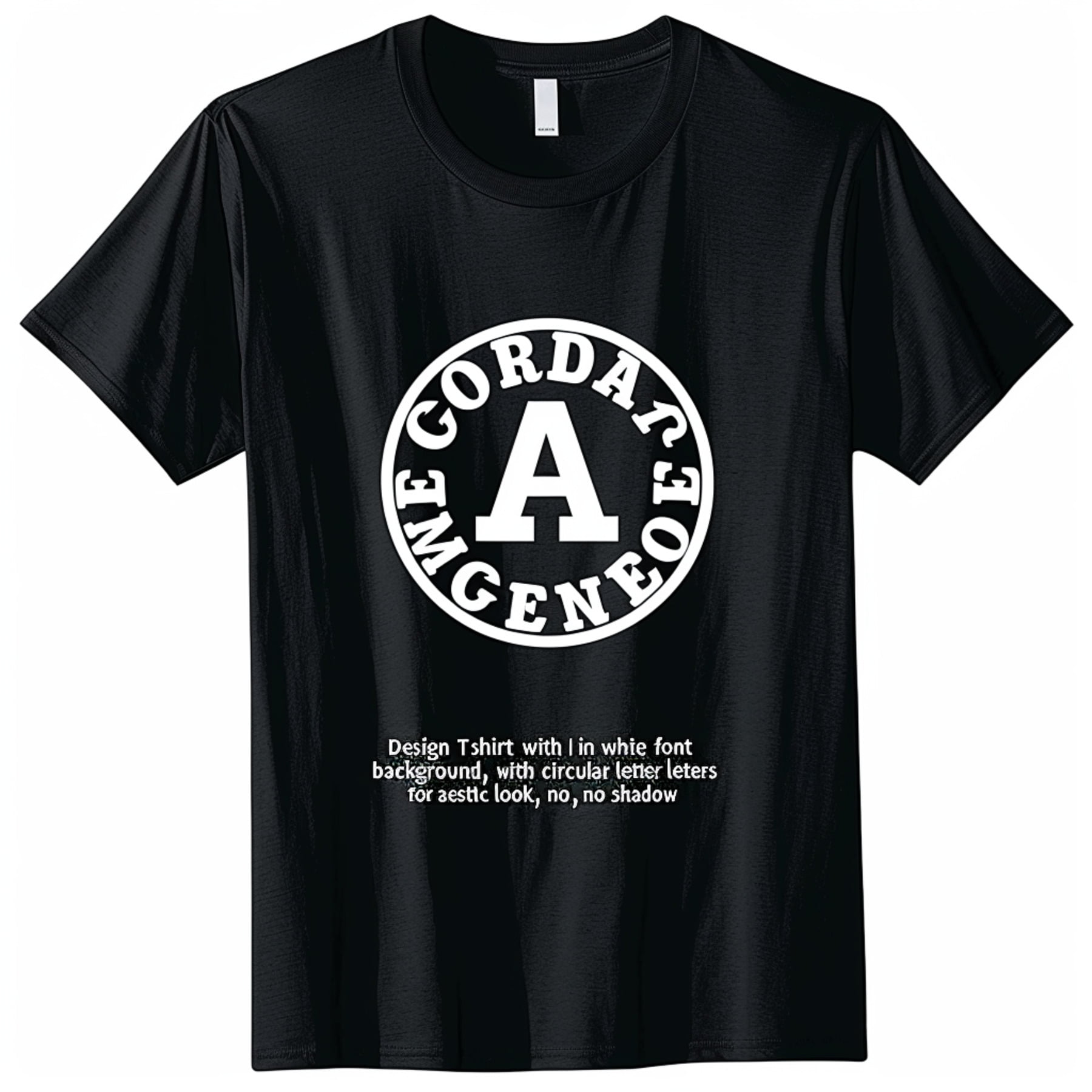 Emergency Room Cone Design Black TShirt Unique circular lettering in ...