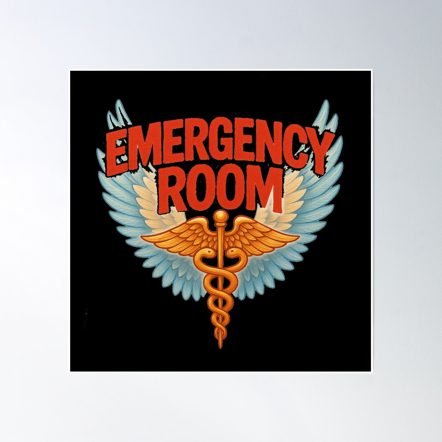 Emergency Room Poster Wall Art, Modern Wall Decor, 24x36 UNFRAMED ...