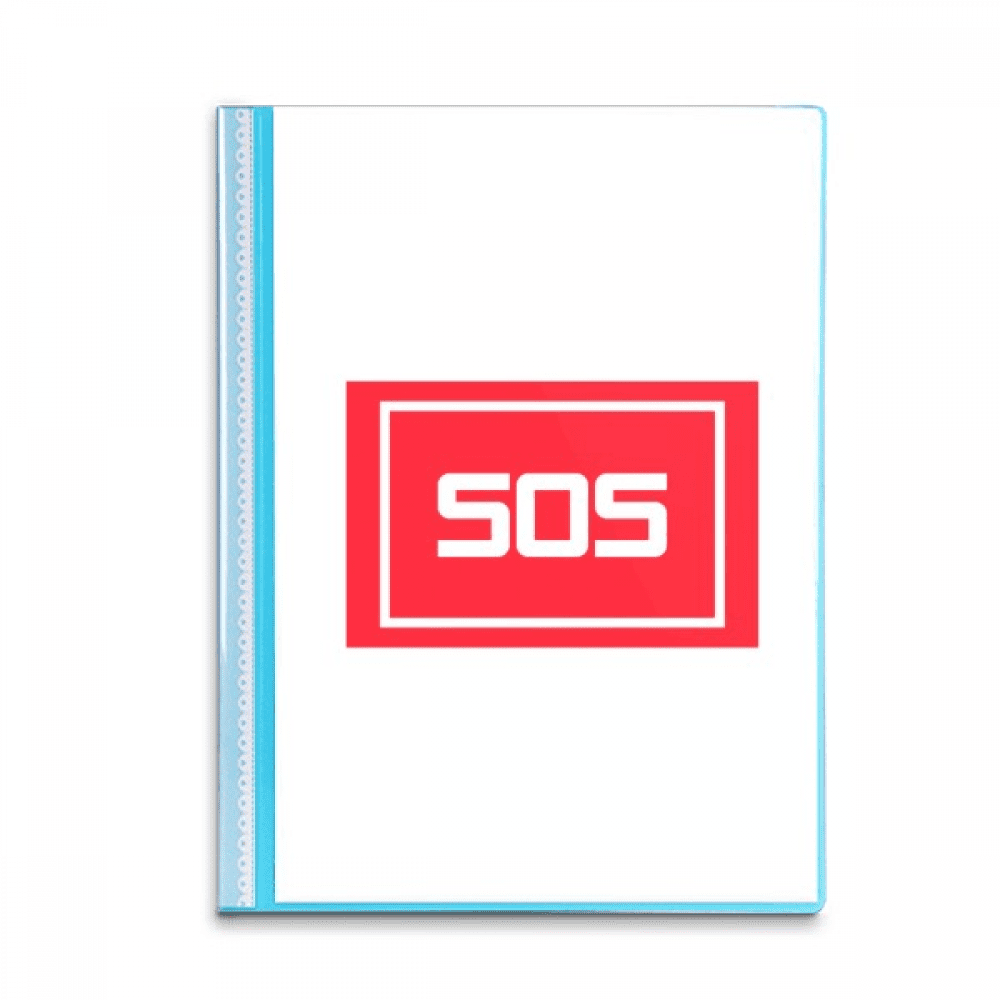 Emergency SOS Poster Art Deco Fashion Book Sheet Protectors Portfolio ...