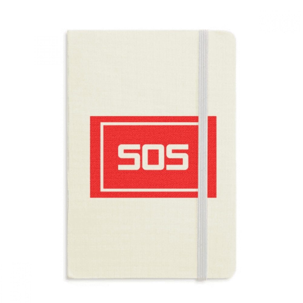 Emergency SOS Poster Art Deco Fashion Notebook Official Fabric Hard ...