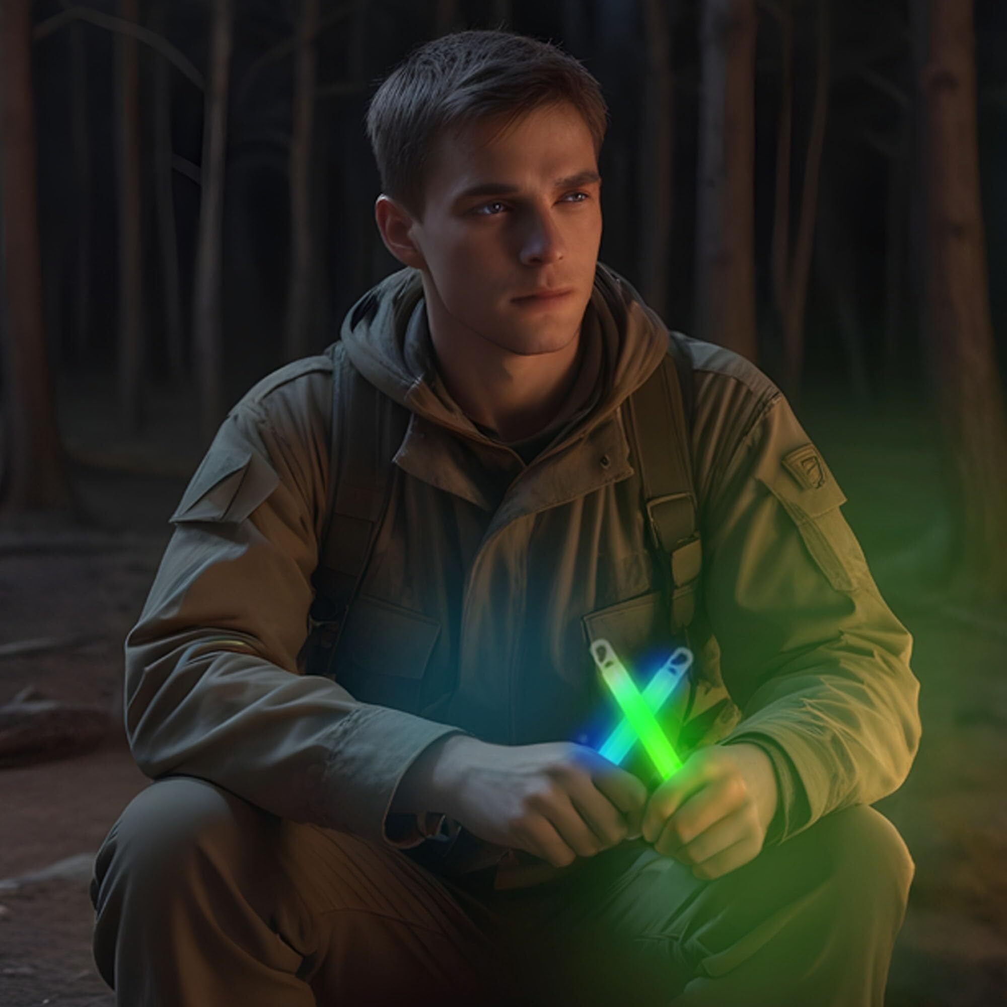 Emergency Safety Miilitary Grade Glow Sticks, 10pcs, 6'' Ultra Bright ...