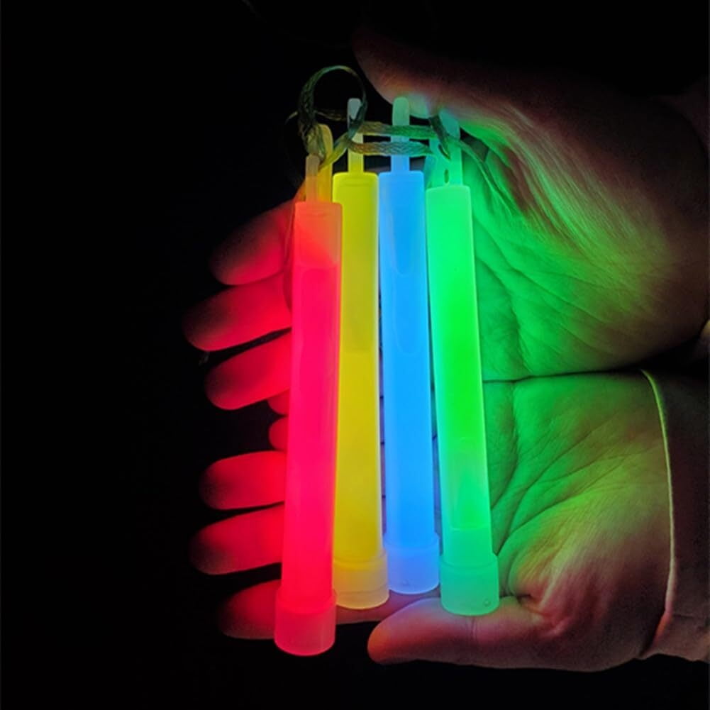Emergency Safety Miilitary Grade Glow Sticks, 10pcs, 6'' Ultra Bright ...