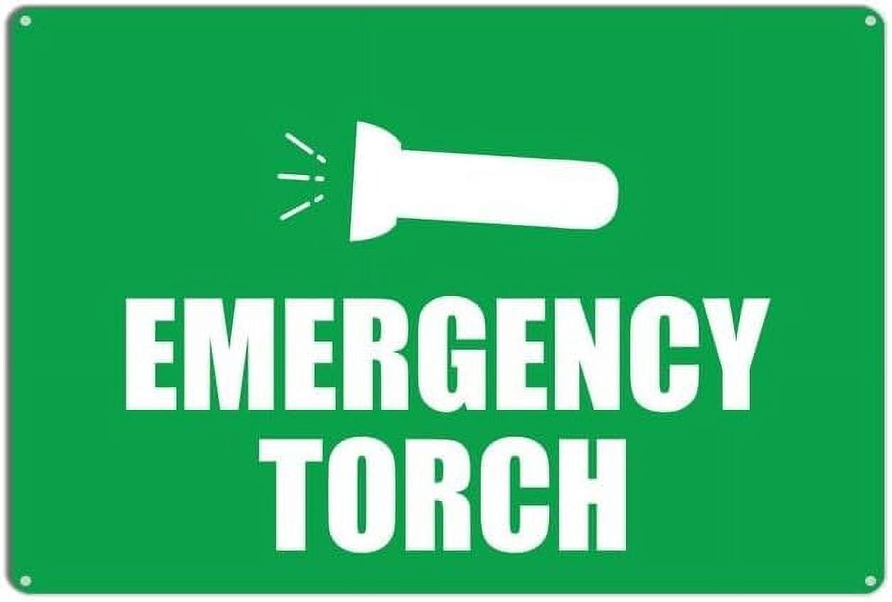 Emergency Shower And Eye Wash Sign - Caution Safety Signs, Aluminum ...