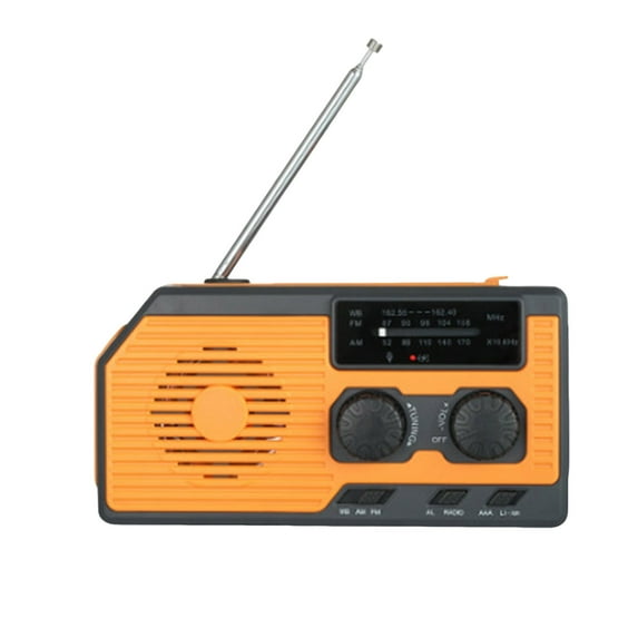 Emergency Solar Crank Portable Emergency Solar Crank Am/FM/NOAA Battery ...
