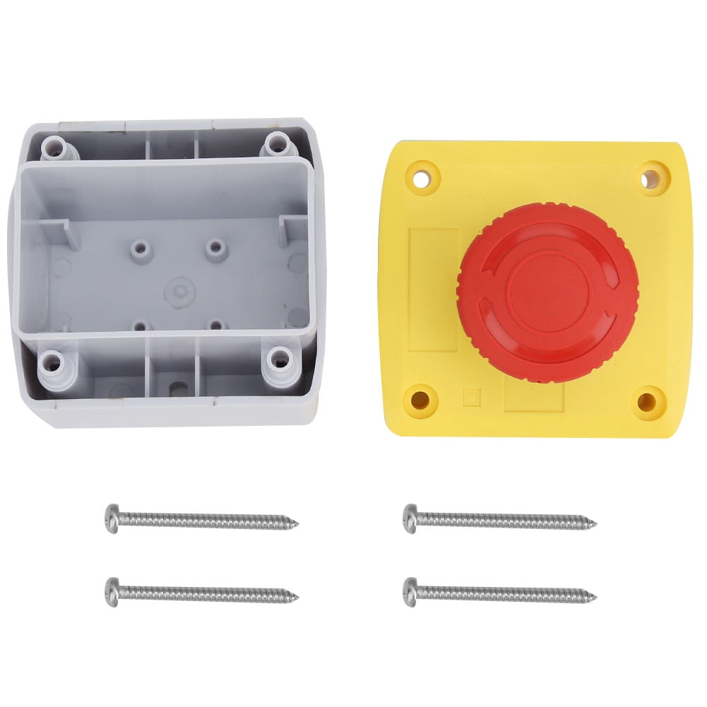 Emergency Stop Button 98mm High Mushroom Stop Button 380V 5A Circuit ...