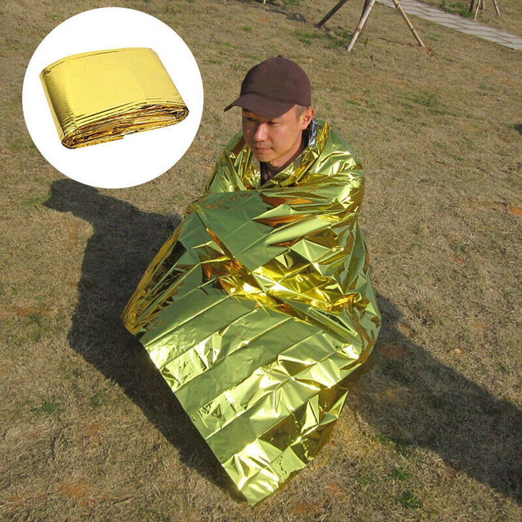Emergency Survival Blanket, Mylar Insulating, Lightweight Compact ...