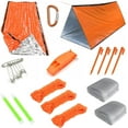 Emergency Survival Shelter Tent for 2 People + 3 Paracords, Tent Stakes ...