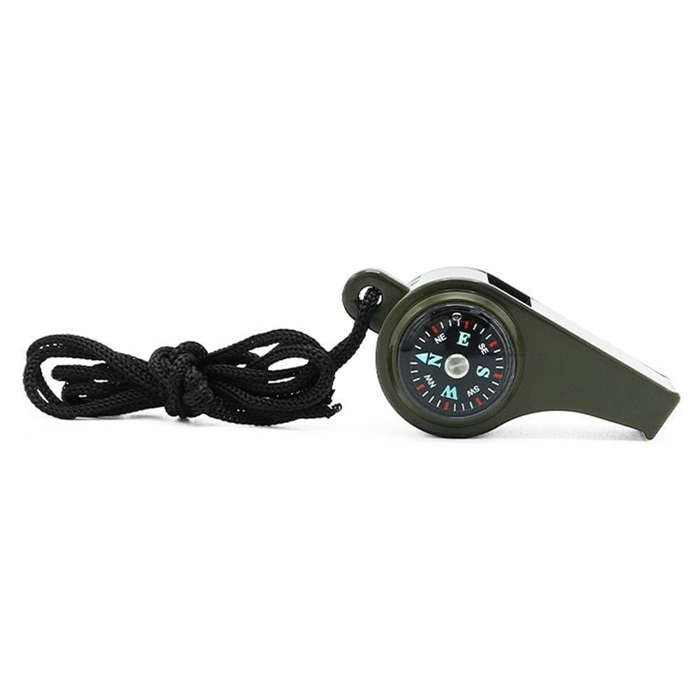 Emergency Survival Whistle,3-in-1 Emergency Whistles with Compass and ...