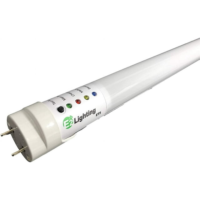 Emergency Fluorescent Light T8 Tube, ETL & DLC 4ft EBBU Tube (3500K) - Walmart.com