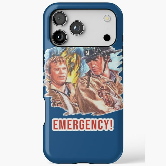 Emergency TV Show DeSoto And Gage Tribute iPhone Case 17 to 11 Pro Max ...