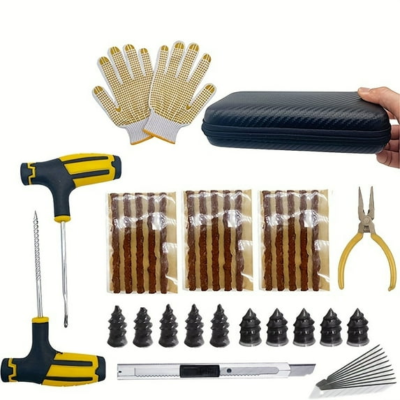 [Emergency Tire Repair Kit] Universal Car Tire Repair Kit - Puncture ...