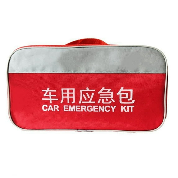 OUNONA Blue Cloth Car Kit Bag for Emergencies Multifunctional Storage ...