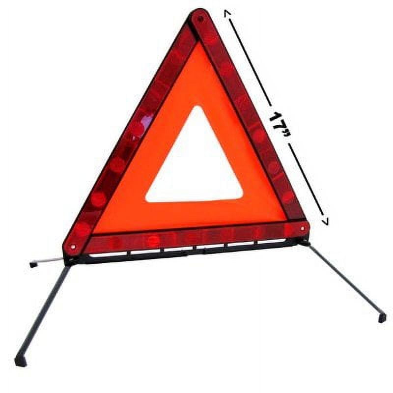 Emergency Warning Triangle Roadside Triangle with Case - Walmart.com