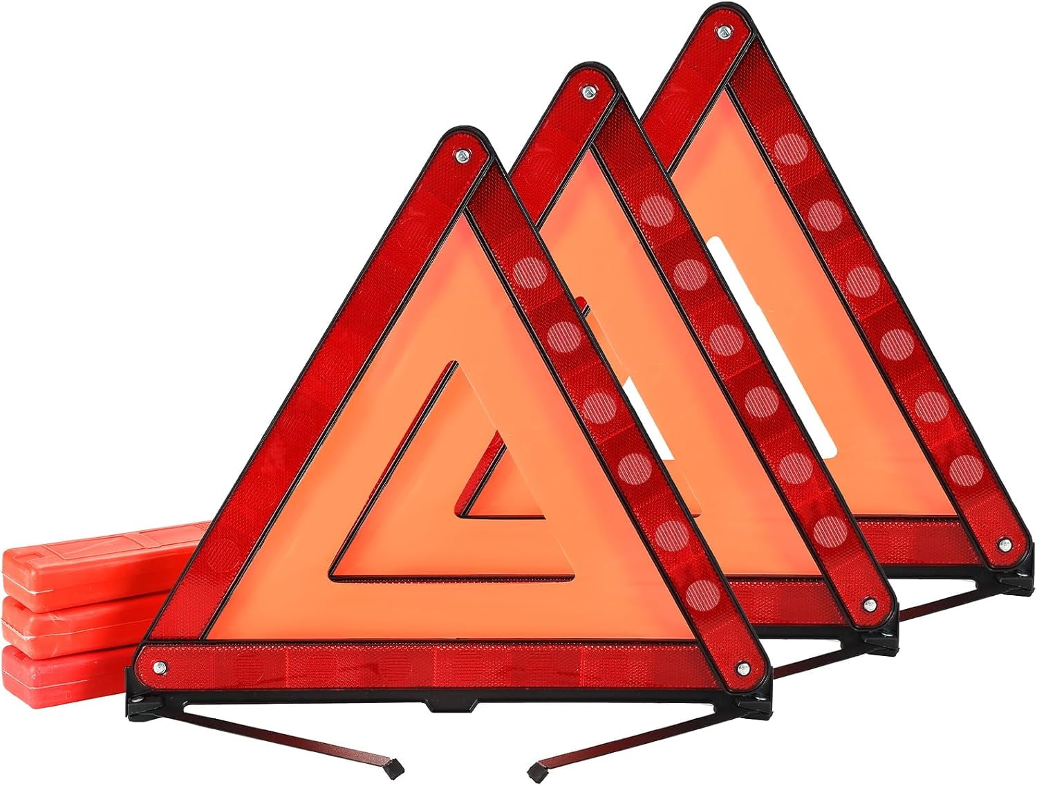 Emergency Warning Triangles | 3 Pack Road Emergency Warning Reflector ...