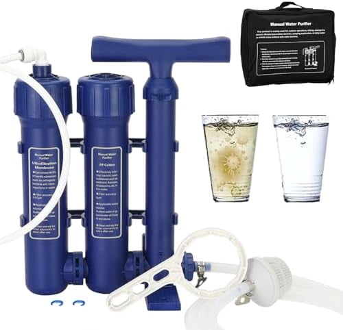 Emergency Water Filter Large Water Filtration System Survival - Hand ...
