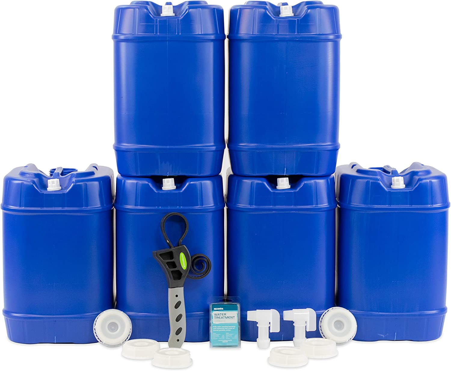 Emergency Water Storage 5 Gallon Water Tank - BPA-Free, Food Grade ...