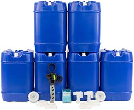 Emergency Water Storage 5 Gallon Water Tank - BPA-Free, Food Grade ...