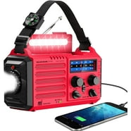 Portable Solar-Powered AM/FM/SW Radio, Bluetooth 5.0 Speaker, MP3 ...