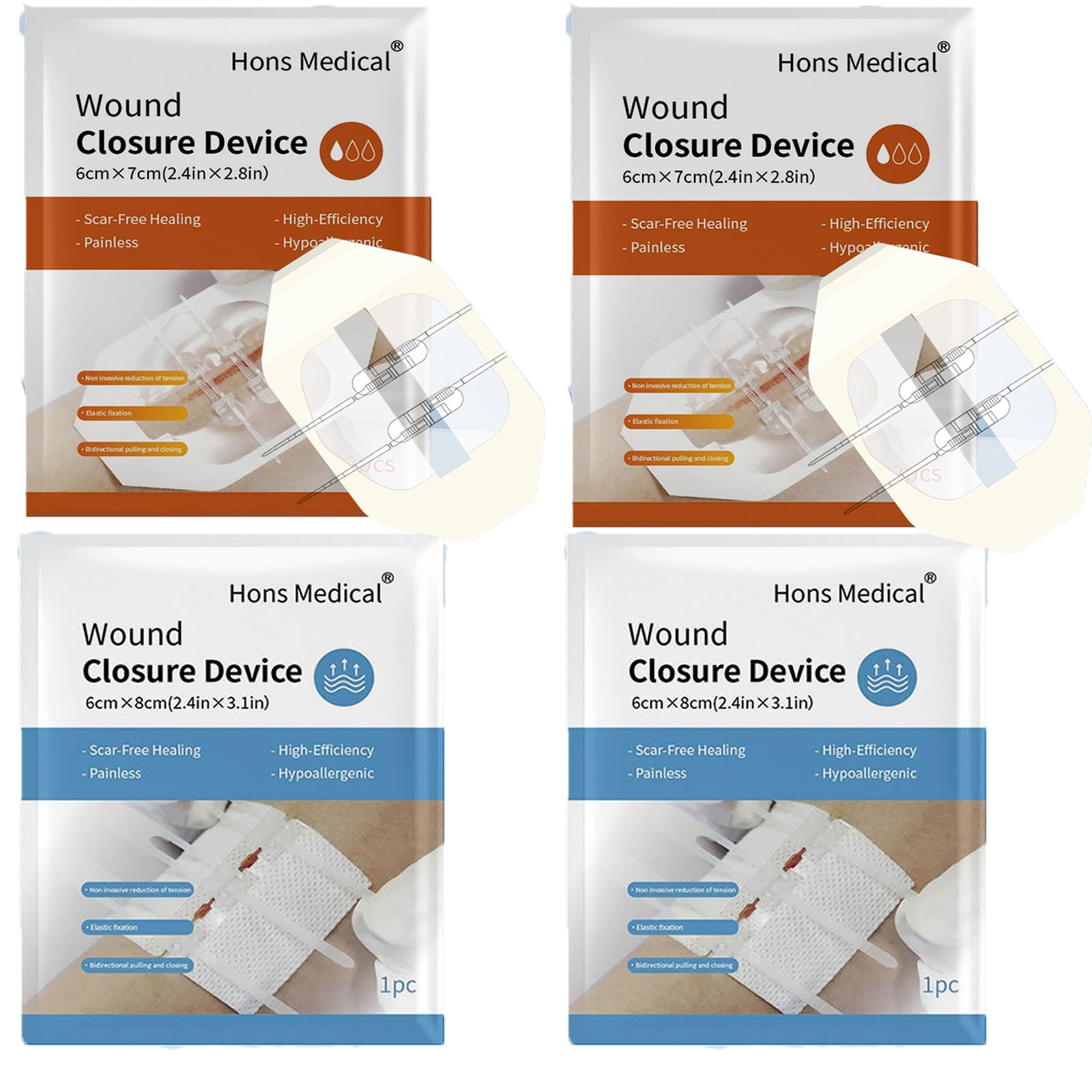 Emergency Wound Closure Strips,Sutures Butterfly Bandaids for Wound ...