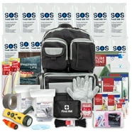 2-Person Emergency Survival Backpack - 72hr Food, Water, Gear – Tan ...