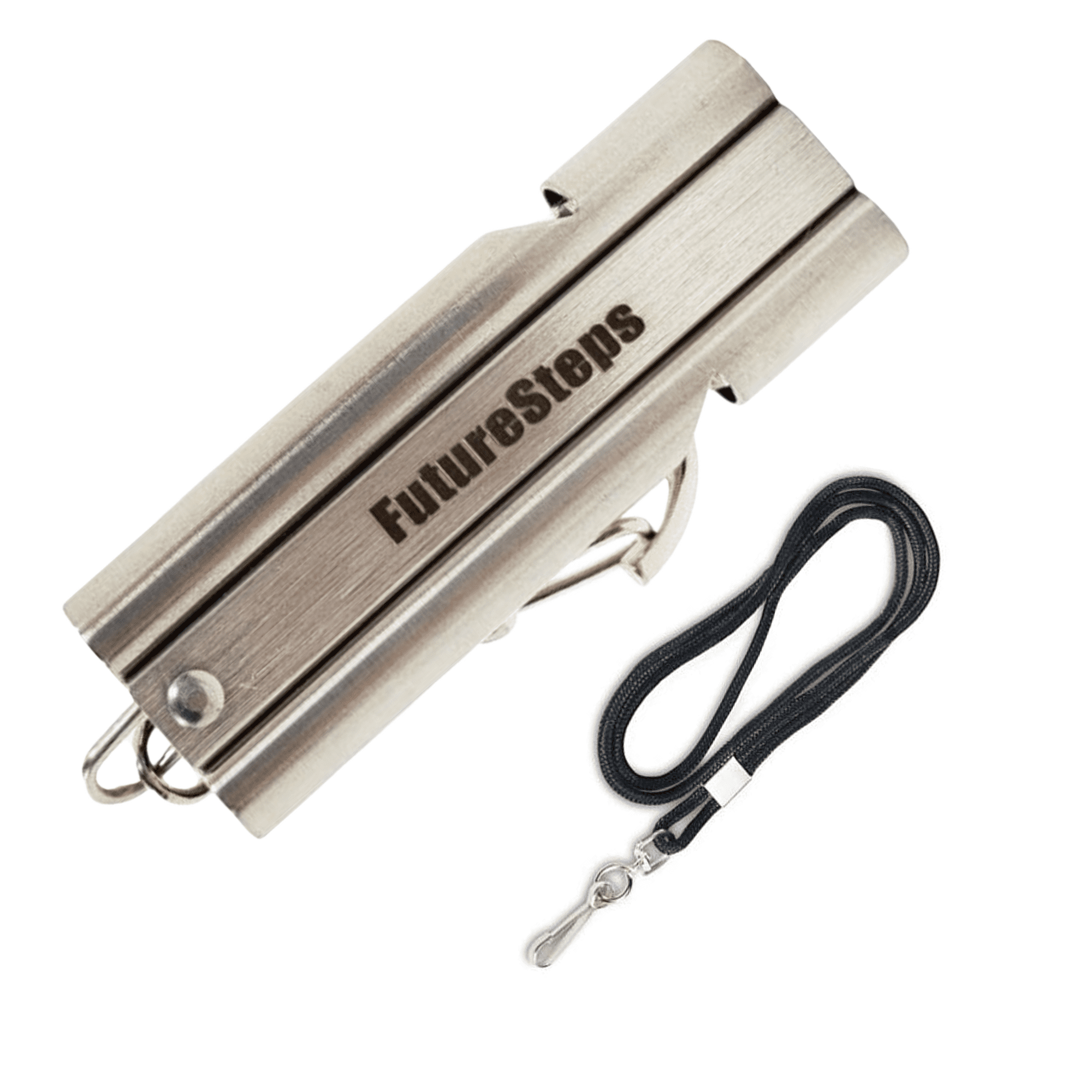 Emergency safety whistle, 100 + decibels made of stainless steel comes ...