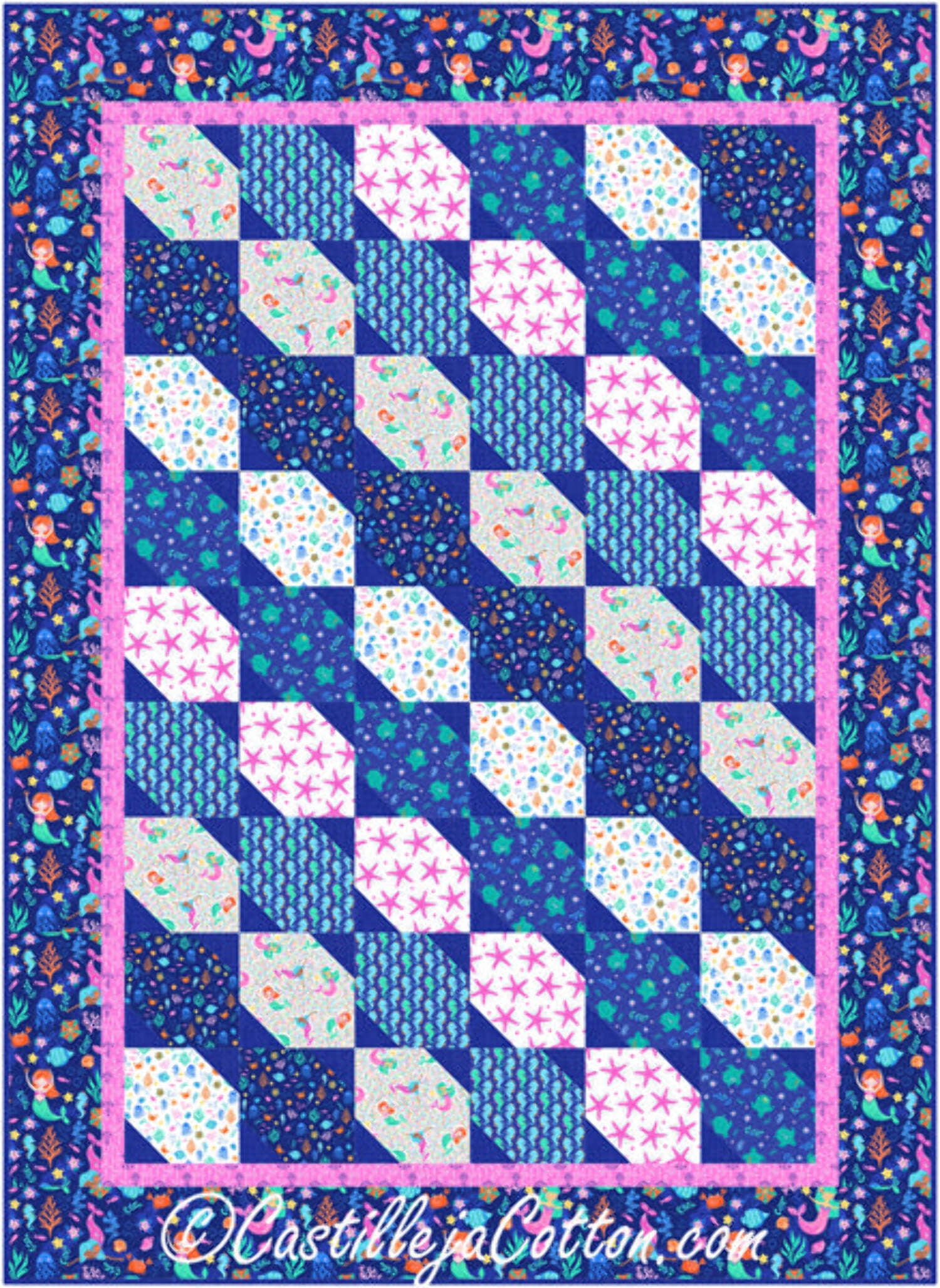 Emerging Stars Sea Life Quilt Pattern - Walmart.com