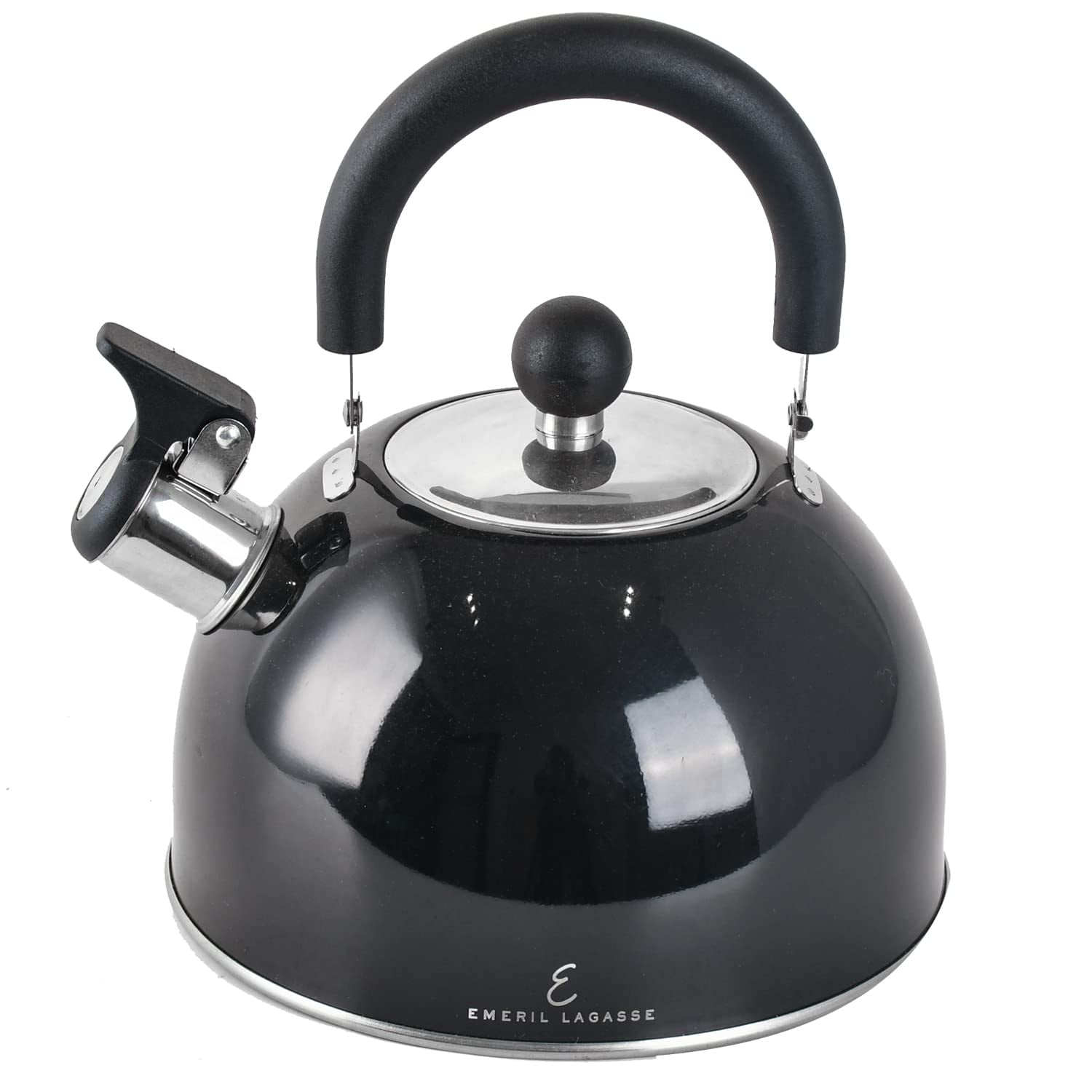 Emeril Lagasse 2.6 Quart/2.5 Liter Whistling Tea Kettle, Stainless ...