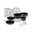 Open Box Emeril Lagasse Forever Pans Pro 13-Pc. Cookware Set - BLACK ...