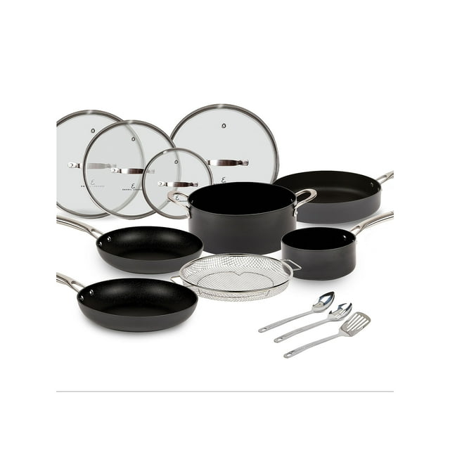 Emeril Lagasse Forever Pans Pro 13-Pc. Cookware Set - BLACK ONE SIZE ...