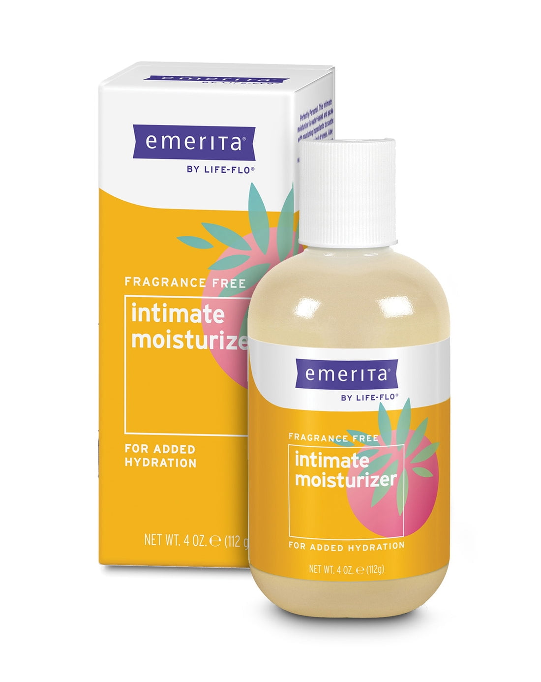 Emerita Natural Vaginal Dry Moisture Support, Fragrance Free, 4 Oz ...