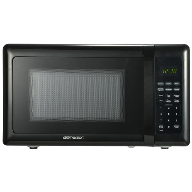 Emerson 700W Microwave Oven, 0.7 Cu. Ft., Touch Control, Black, MW7302B ...