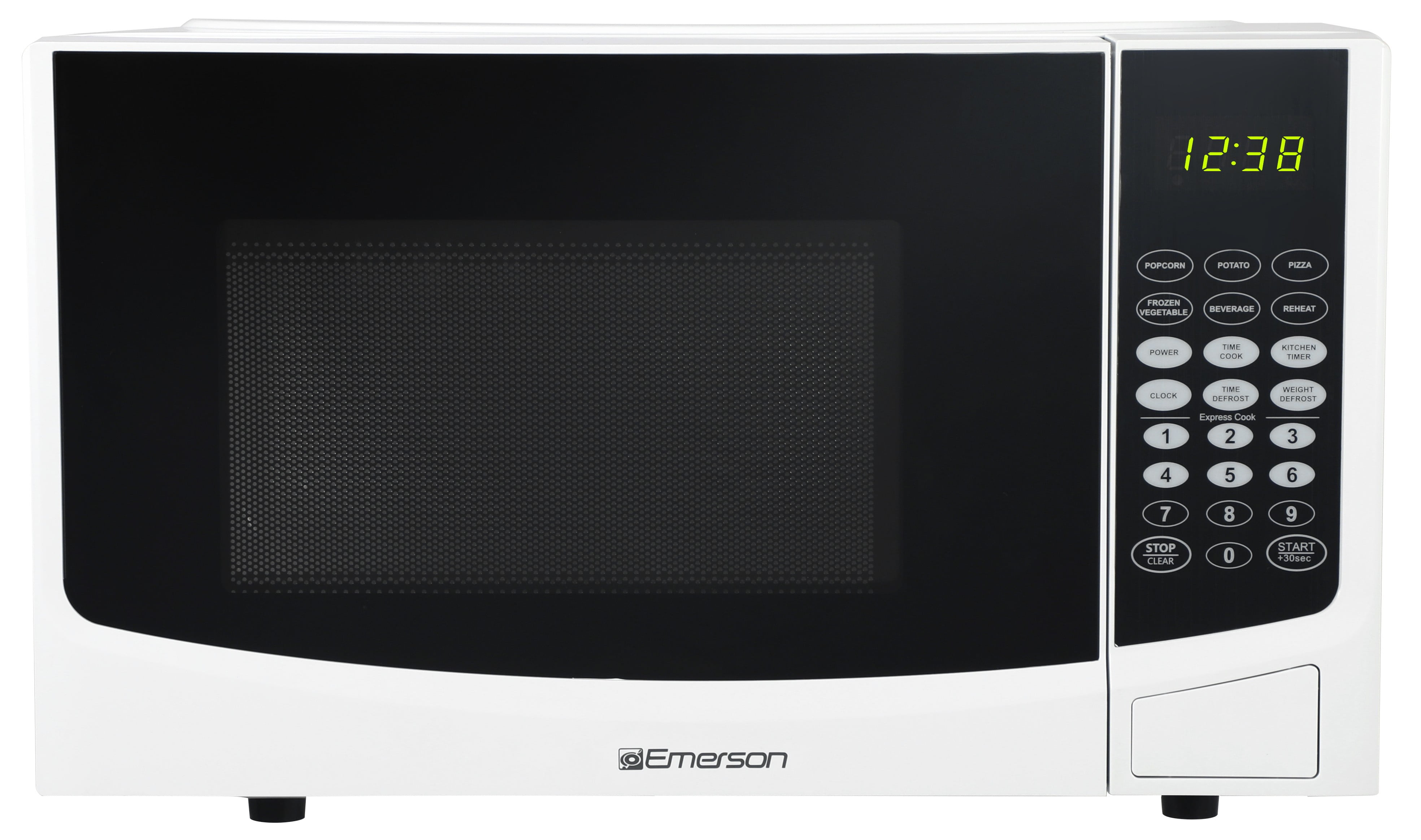 Emerson 0.9 Cu. Ft. 900 Watt, White Microwave Oven with Touch Control, MW9255W - Walmart.com