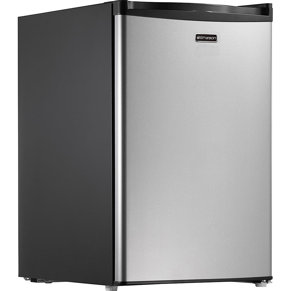 Emerson Radio 2.8 cu Ft. Compact Refrigerator, Silver, Energy Star ...