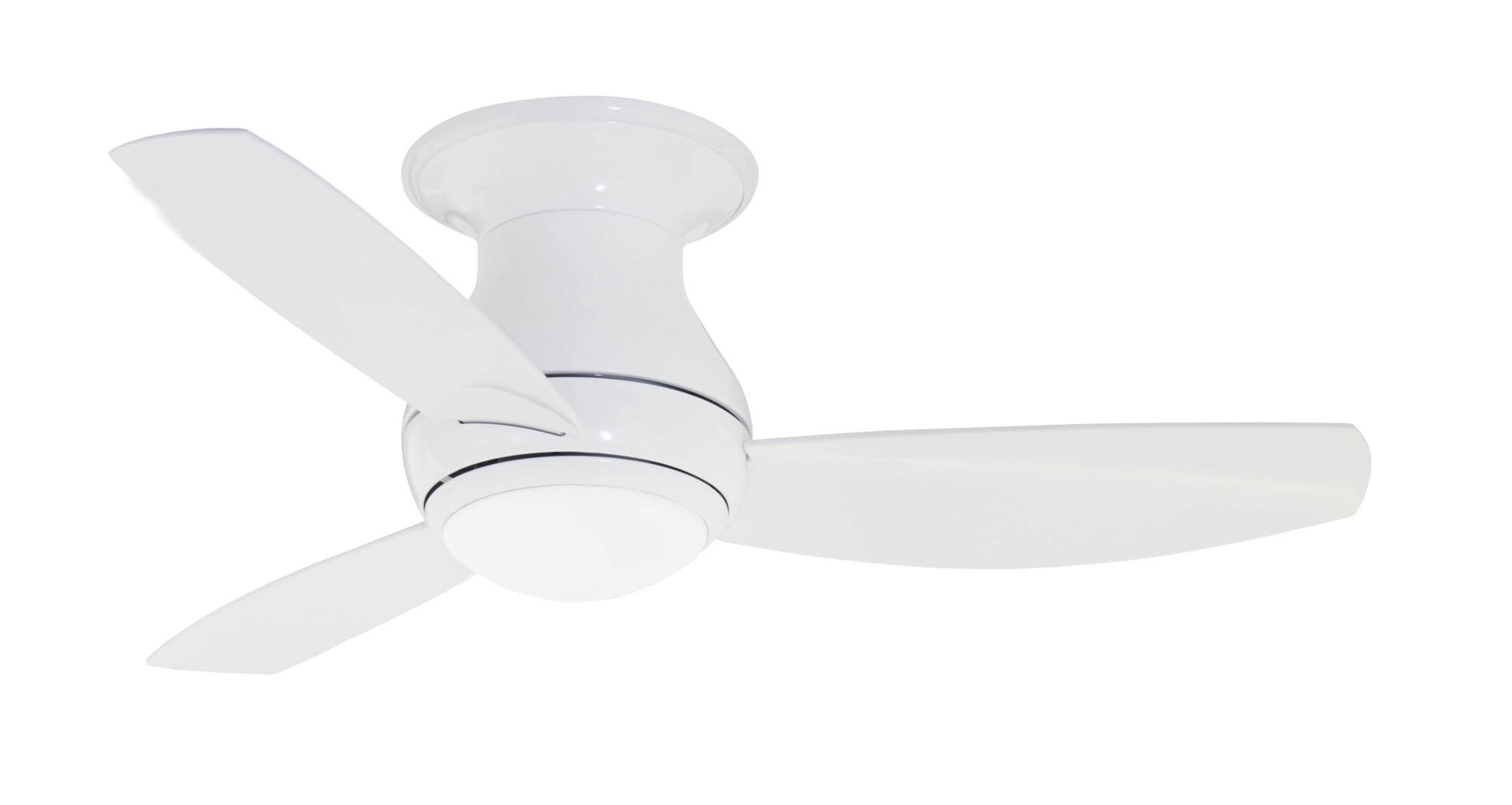 Emerson Curva Sky 44 in. Low Profile LED Outdoor Ceiling Fan with Room ...