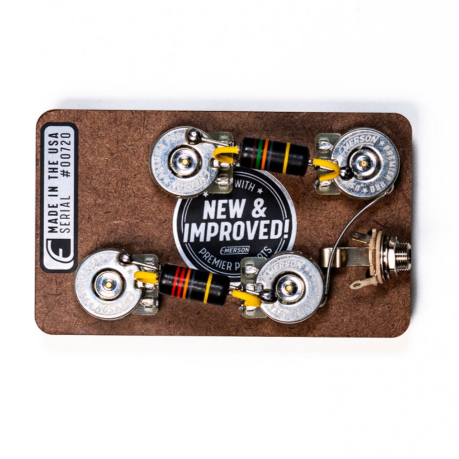 Emerson Custom Les Paul Prewired Kit with Short Shaft Pots - Walmart.com