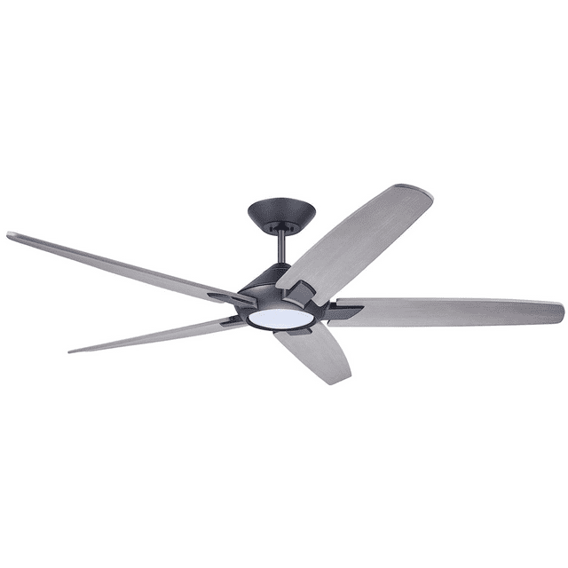 Emerson Dorian Eco 60" Graphite Ceiling Fan with LED Light - Timber ...
