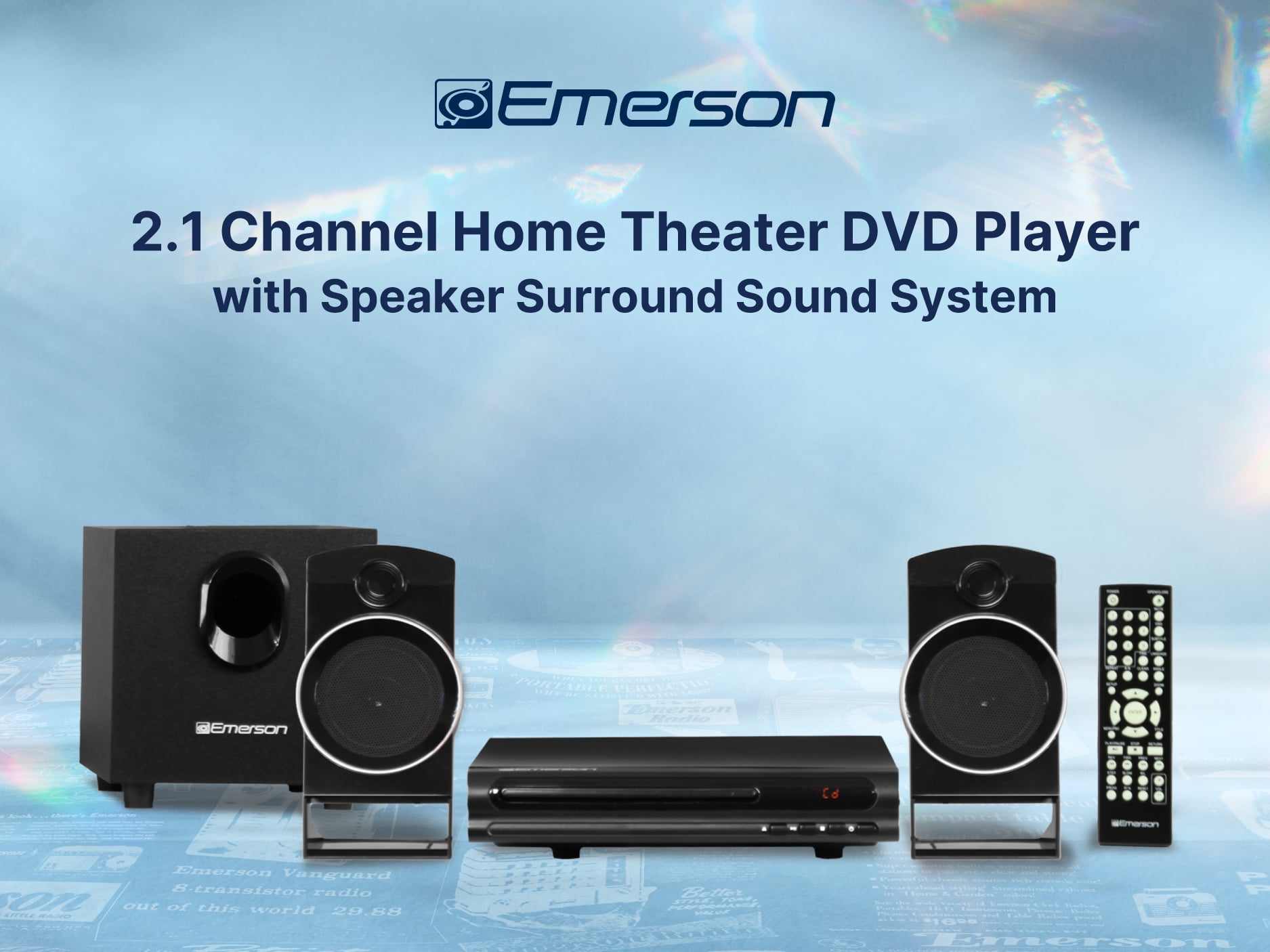 Emerson ED-8050 2.1 Channel Home Theater DVD & Speaker System - Walmart.com