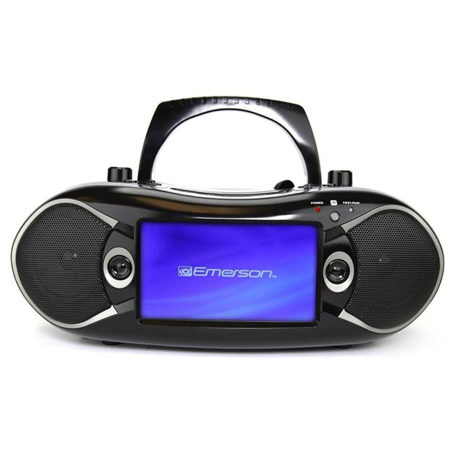 Emerson EDL-2870-BK-EM Emerson 7' Bluetooth DVD Boombox w AMFM Radio ...