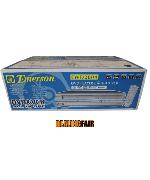 Emerson Brand New EWD2004 DVD VCR Combo Player with VHS Recorder ...