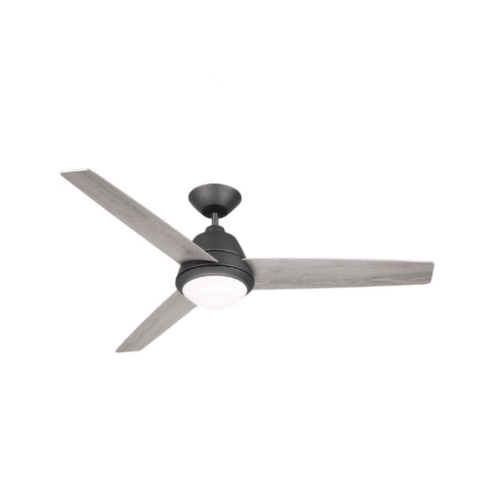 Emerson Geode 52" Graphite Ceiling Fan with LED Light - Timber Gray ...