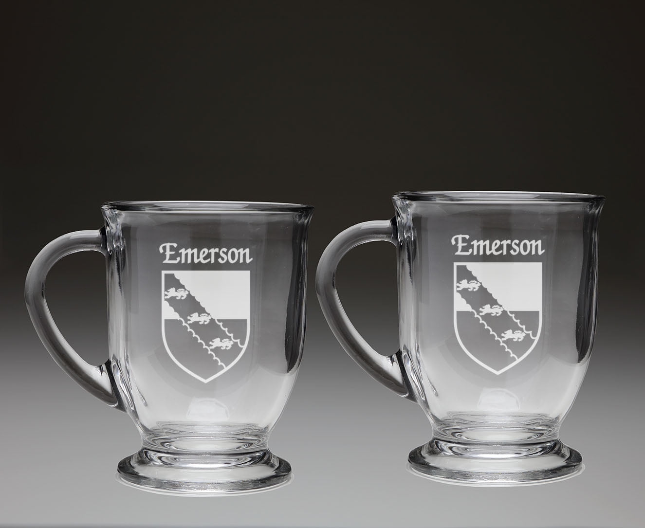 Emerson Irish Coat of Arms Glass Coffee Mugs - Set of 2 - Walmart.com