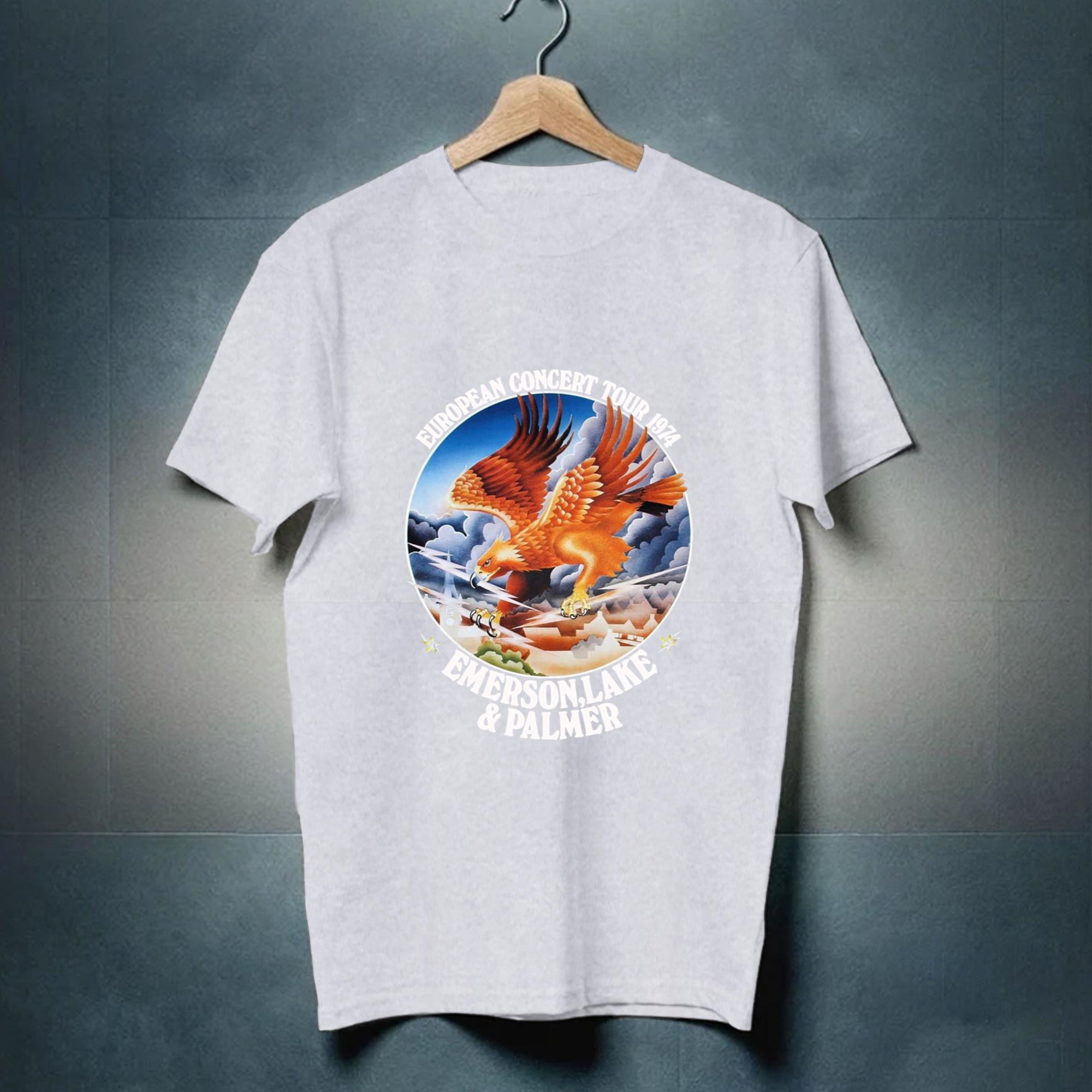 Emerson Lake Palmer Band Concert Tour 1974 All Size T shirt S4514 ...