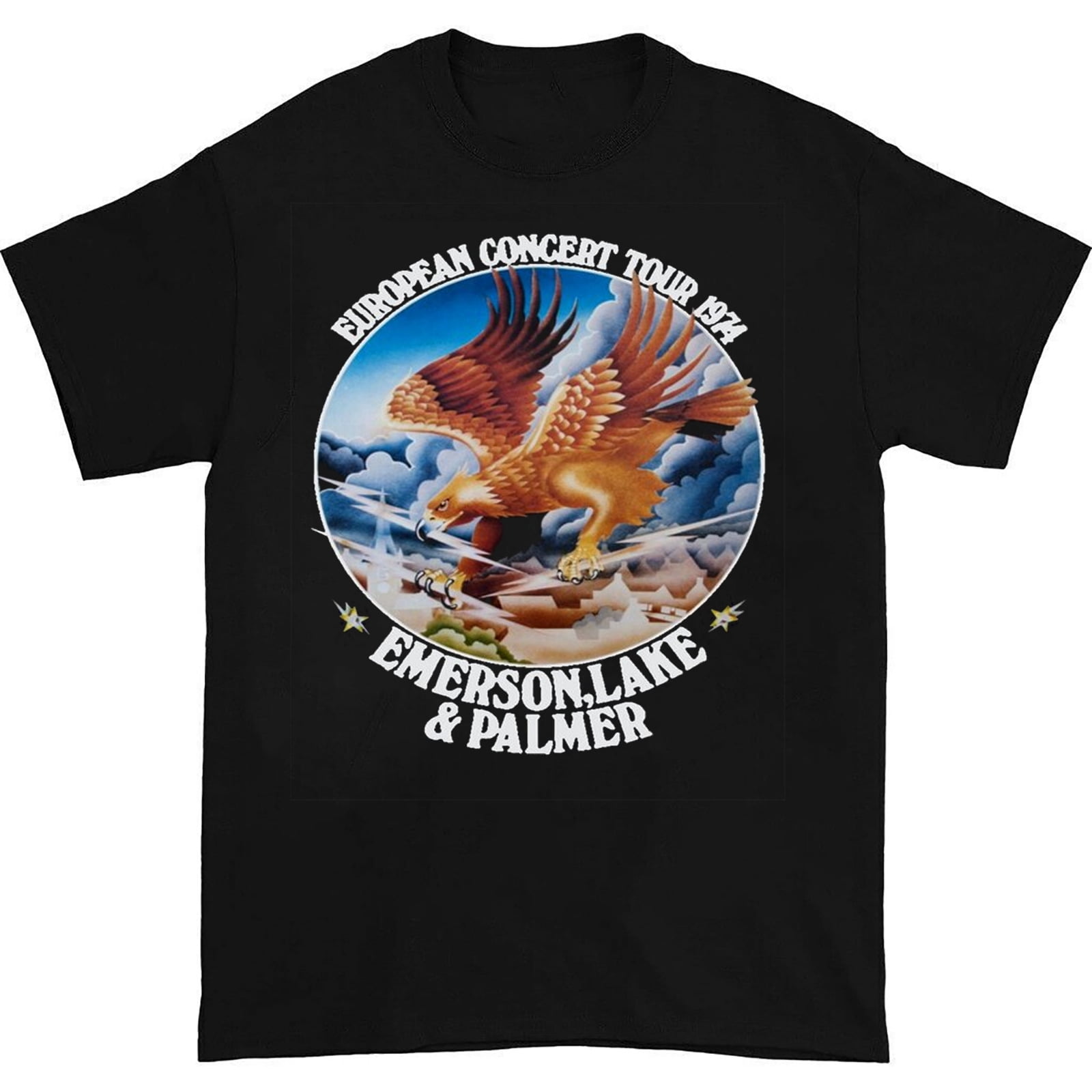 Emerson, Lake & Palmer Band Concert Tour 1974 All Size T-shirt ...