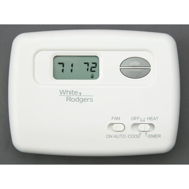White-Rodgers 1F72-151 Digital 5/2 Day Programmable Thermostat - White ...