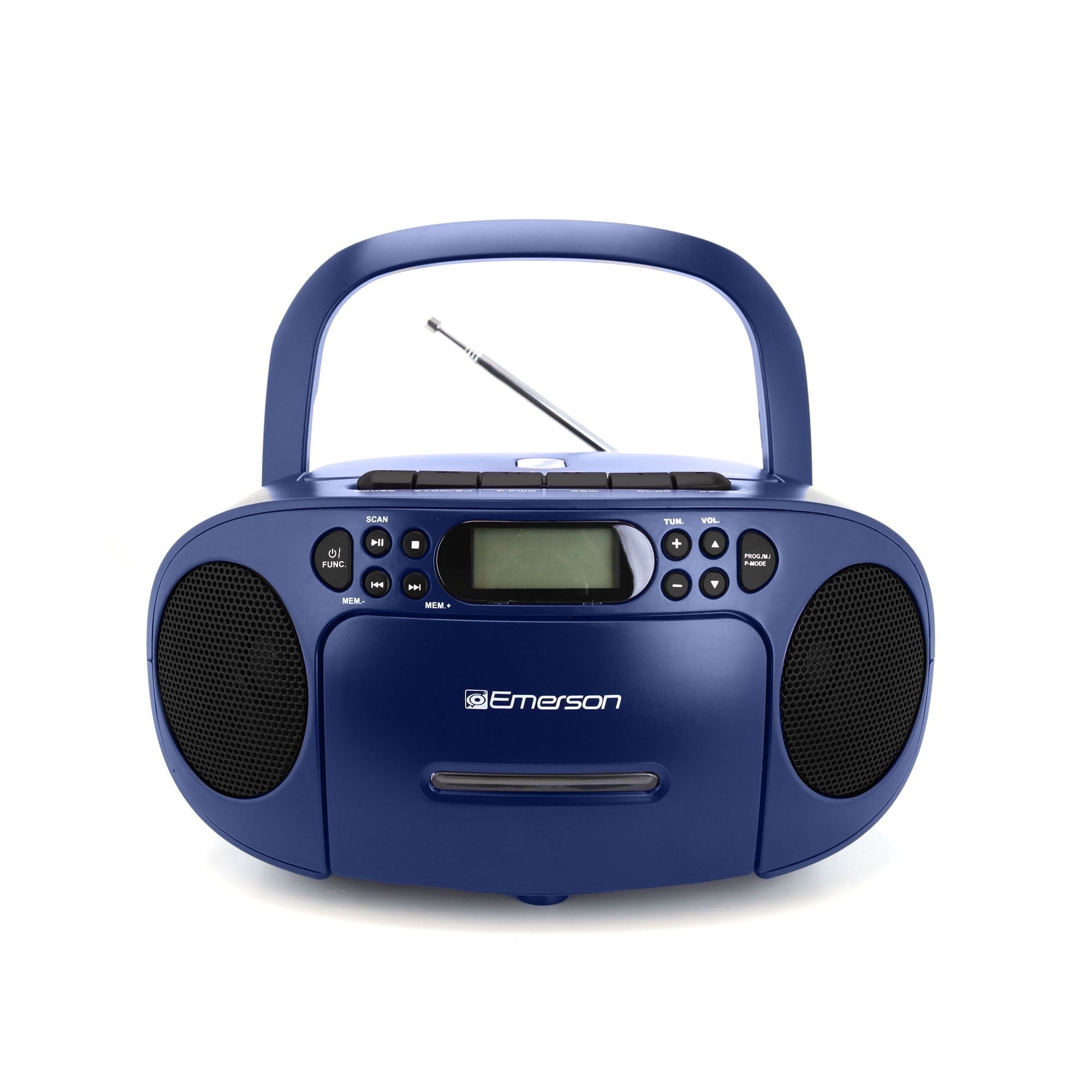 Emerson Portable CD Player Boombox with Cassette Player, AM/FM Radio ...